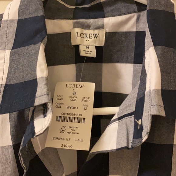 J. Crew Factory | Tops | Jcrew Factory Cotton Sleeveless Top New With ...